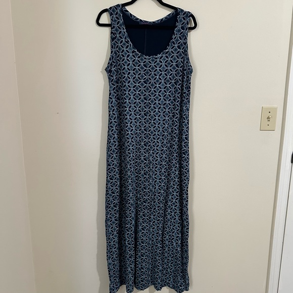 fresh produce | Dresses | Fresh Produce Navy Blue Geometric Sleeveless ...